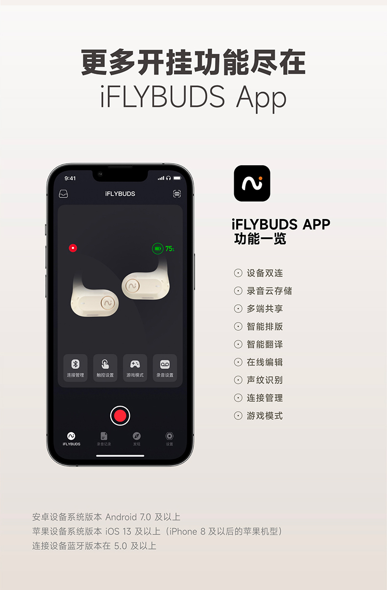 科大讯飞耳机 IFLYBUDS AIR